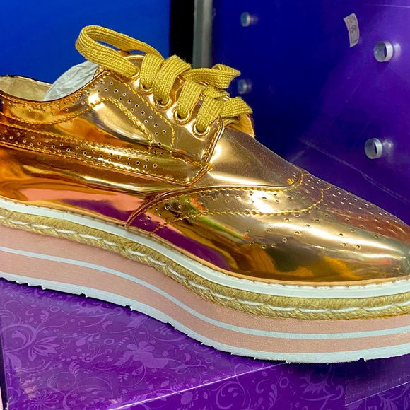 Shoes | Cape Robin Rose Gold Shoe | Poshmark